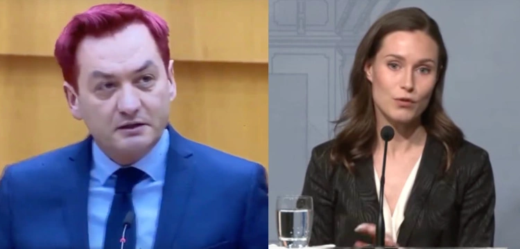 Absolutny skandal! Po spotkaniu z Biedroniem, premier Finlandii ...